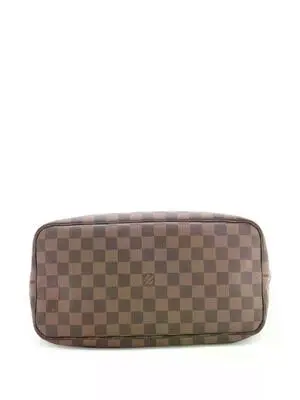 LOUIS VUITTON Damier Neverfull Mm Tote Bag - Brown