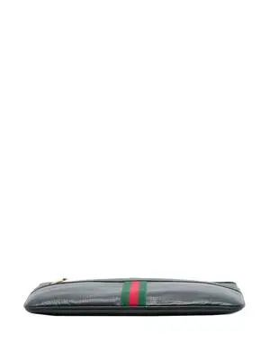 Gucci 2016-2026 Calfskin Web Ophidia Clutch Bag