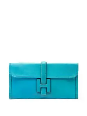 Hermès 2014 Swift Jige Elan 29 Clutch Bag - Blue
