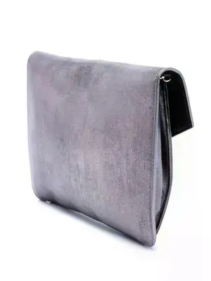Dior Metallic Leather Shadow Soft Pouch On Chain Crossbody Bag
