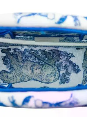 Dior Toile De Jouy Sauvage Book Tote Bag - Blue