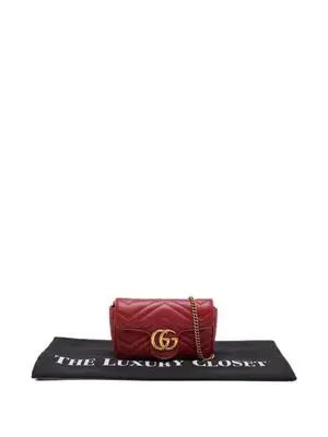 Gucci Mini Gg Marmont Matelassé Crossbody Bag