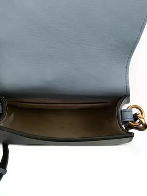 Chloé Nile Leather Bracelet Satchel - Blue