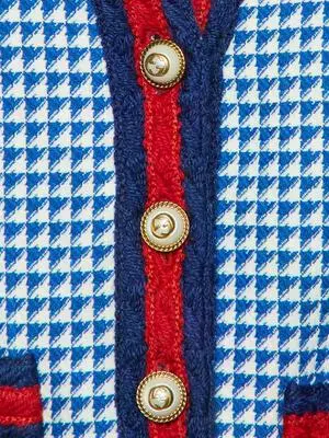 Gucci Houndstooth Tweed Jacket