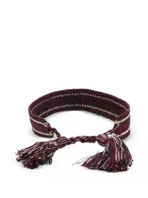 Dior J'adior Embroidered Tassel Bracelet - Red