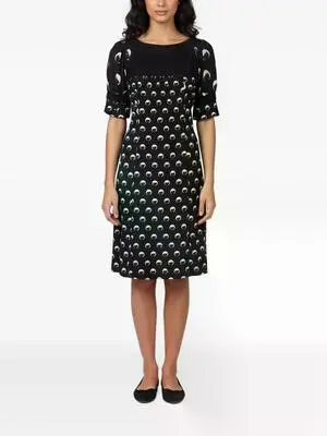 LOUIS VUITTON Printed Paneled Shift Dress