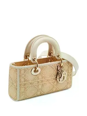 Dior Lady D-joy Raffia Tote Bag