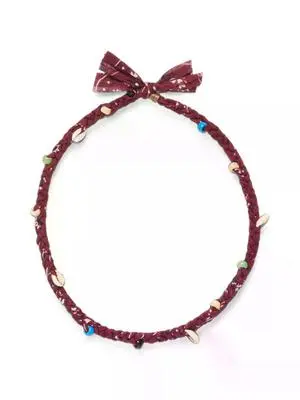 Alanui Bead-embellished Necklace - Red