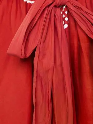 Prada Gathered Midi Skirt