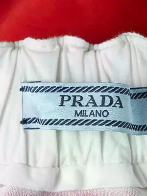 Prada Gathered Midi Skirt