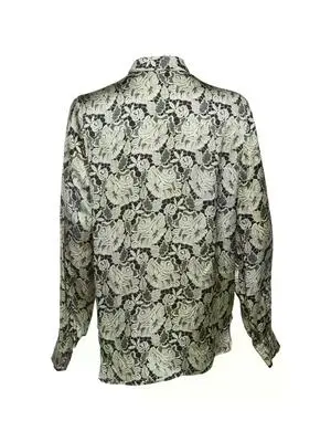 Stella McCartney Floral Lace-print Silk Shirt