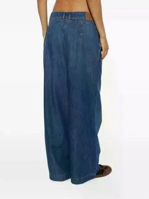 Munthe Pleated Wide-leg Jeans