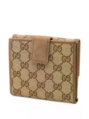 Gucci 2000-2015 Gg Canvas Trifold Compact Wallet Small Wallets