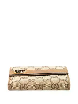 Gucci 2000-2015 Gg Canvas Trifold Compact Wallet Small Wallets