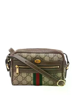 Gucci Ophidia Gg Supreme Shoulder Bag - Neutrals
