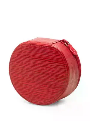 LOUIS VUITTON 1990-2010 Epi Ecrin Bijoux Travel Jewelry Case - Red
