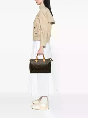 LOUIS VUITTON 2005 Monogram Speedy 30 Boston Bag - Brown