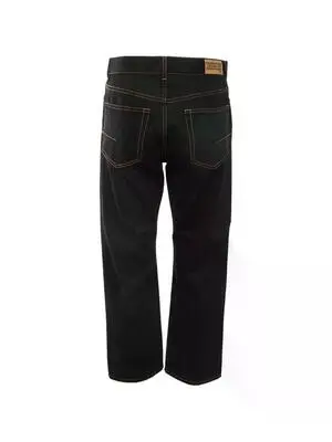 Dior Regular-fit Cropped Jeans - Black