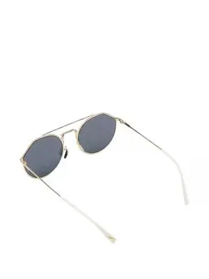Fendi Zucca Round Sunglasses