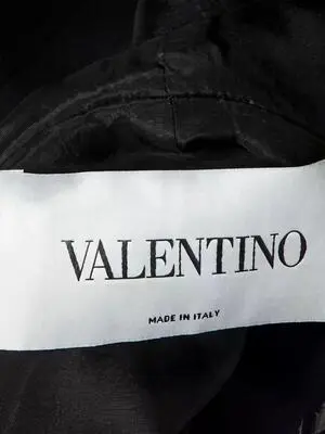 Valentino Garavani Graphic Print Hooded Mini Dress