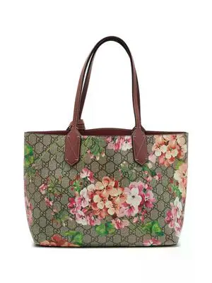 GUCCI Gucci Reversible Blooms GG Supreme Tote Bag