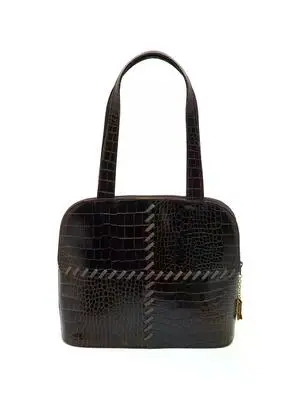 Saint Laurent Crocodile-embossed Shoulder Bag