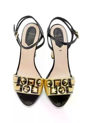 Fendi Studded Ankle-strap Sandals