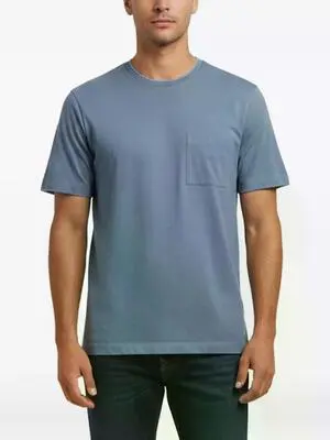 Hermès Pique-knit Chest-pocket T-shirt - Blue