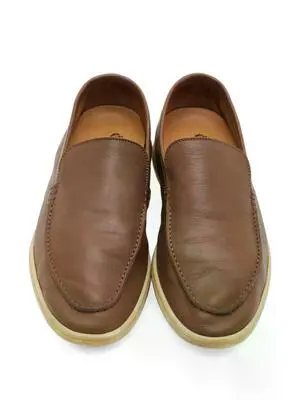 Loro Piana Summer Walk Loafers - Brown