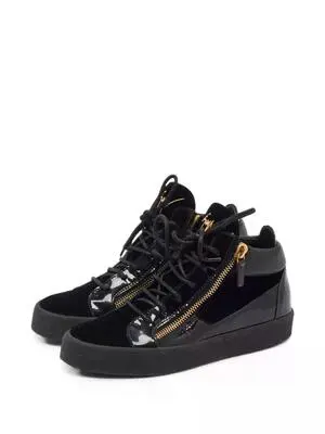 GIUSEPPE ZANOTTI Kriss Patent-leather Sneakers
