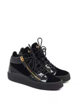 GIUSEPPE ZANOTTI Kriss Patent-leather Sneakers