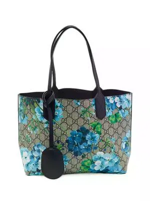 Gucci Blooms Gg Supreme Reversible Tote Bag - Neutrals