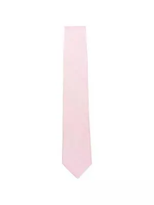 ANTONIO MURO Woven-texture Tie - Pink