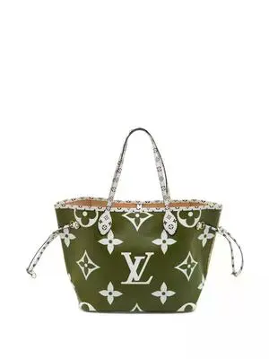 LOUIS VUITTON Monogram Giant Neverfull Tote Bag - Green
