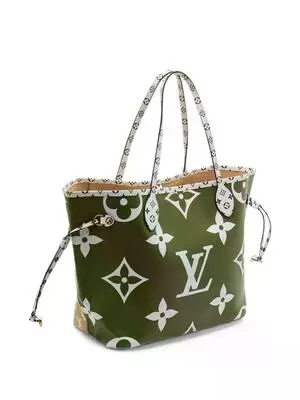 LOUIS VUITTON Monogram Giant Neverfull Tote Bag - Green