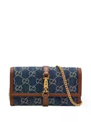 Gucci Jackie 1961 Gg Denim Cross Body Bag