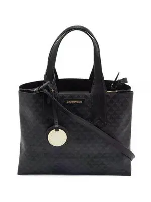 Emporio Armani Logo Charm Tote Bag