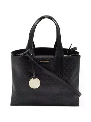 Emporio Armani Logo Charm Tote Bag