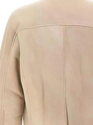 VOLFAGLI FIRENZE Trevi Shearling-lined Suede Jacket