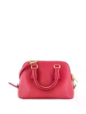 Prada Saffiano Leather Mini Crossbody Bag - Pink