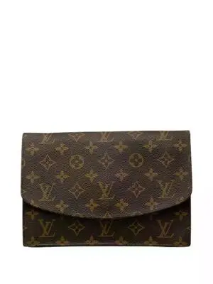 LOUIS VUITTON 1991 Monogram Pochette Rabat 23 Clutch Bag