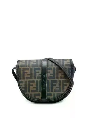 Fendi 20th Century Zucca Canvas Crossbody Bag - Brown