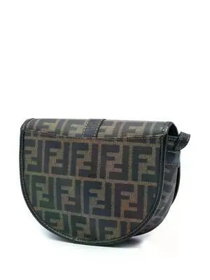 Fendi 20th Century Zucca Canvas Crossbody Bag