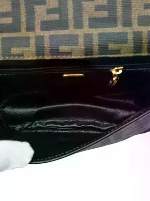 Fendi 20th Century Zucca Canvas Crossbody Bag