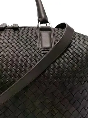 Officine Creative Woven Leather Holdall