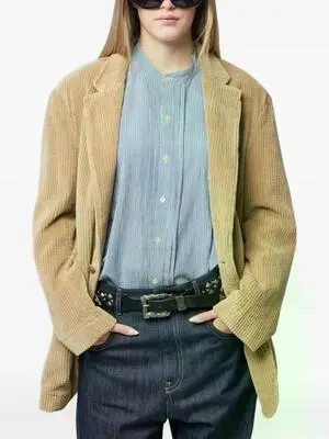 R13 Long-sleeve Buttoned Blazer