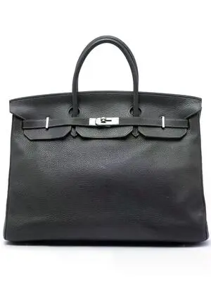 Hermès 2009 Clemence Birkin Retourne 40 Handbag - Grey