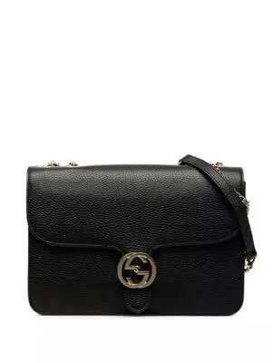Gucci Medium Dollar Calfskin Interlocking G Crossbody Bag