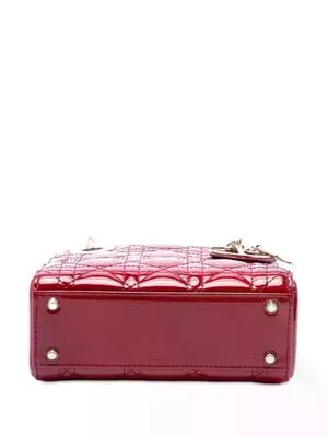 Dior 2017 Mini Patent Cannage Lady Satchel