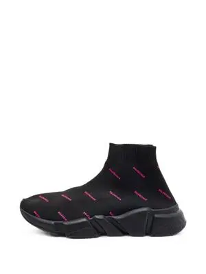 Balenciaga Speed Slip-on Sneakers With Logo Print